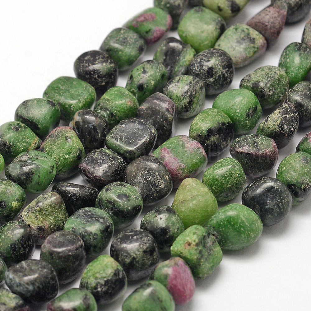 Wholesale Natural Ruby in Zoisite Beads Strands - Pandahall.com