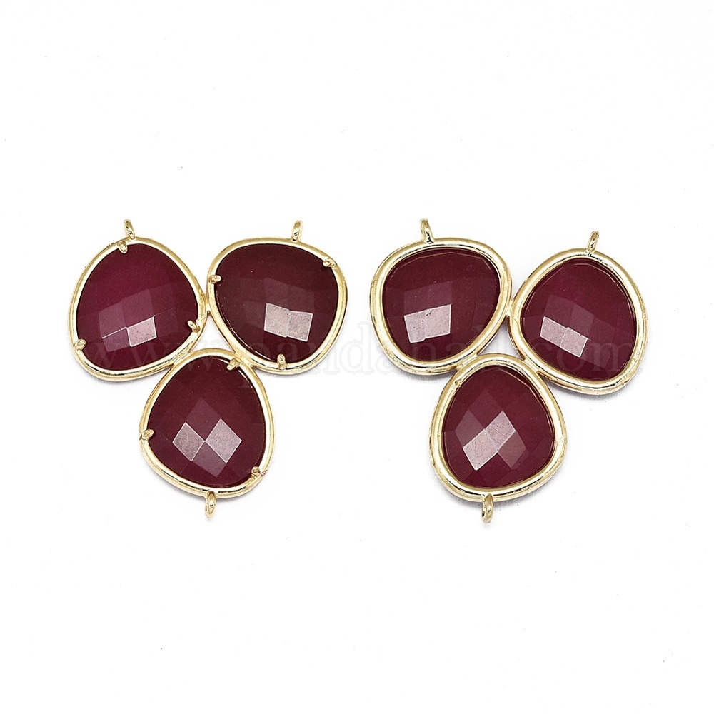 Enlaces de componentes de araña de jade teñido natural al por mayor ...