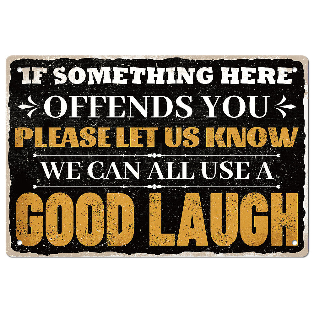 Wholesale GLOBLELAND Funny Retro Metal Tin Signs Humorous 8x12 Metal ...