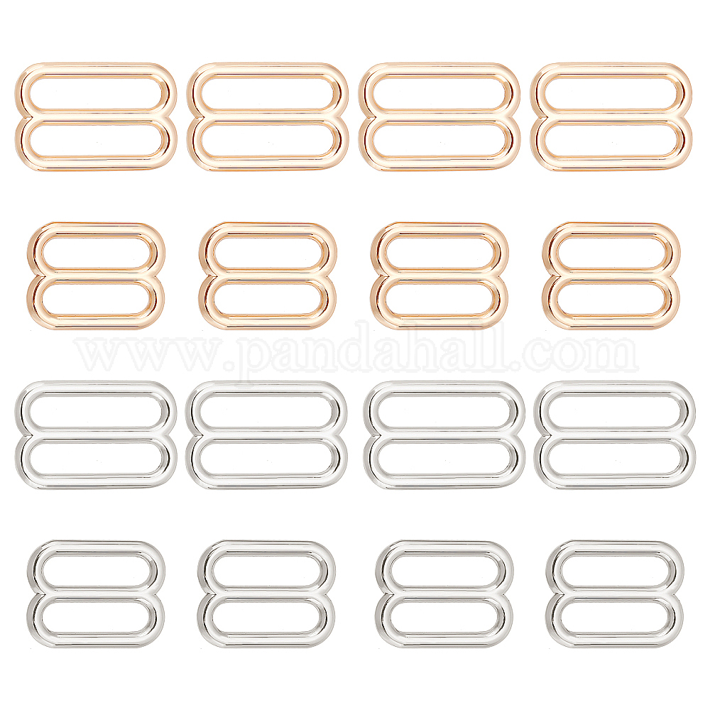 Wholesale WADORN 16pcs Metal Tri-Glide Slide Buckles - Pandahall.com