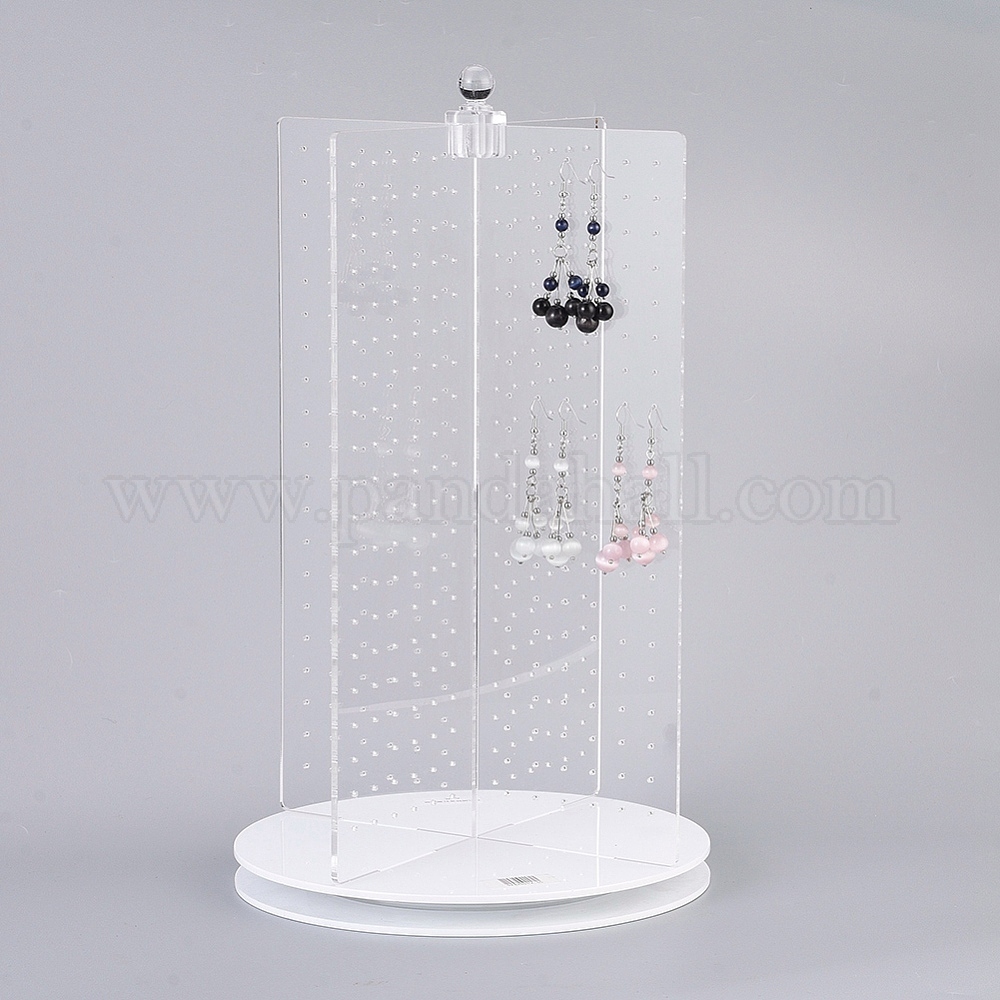 Wholesale 360°Rotating Organic Glass Earring Display Stand - Pandahall.com