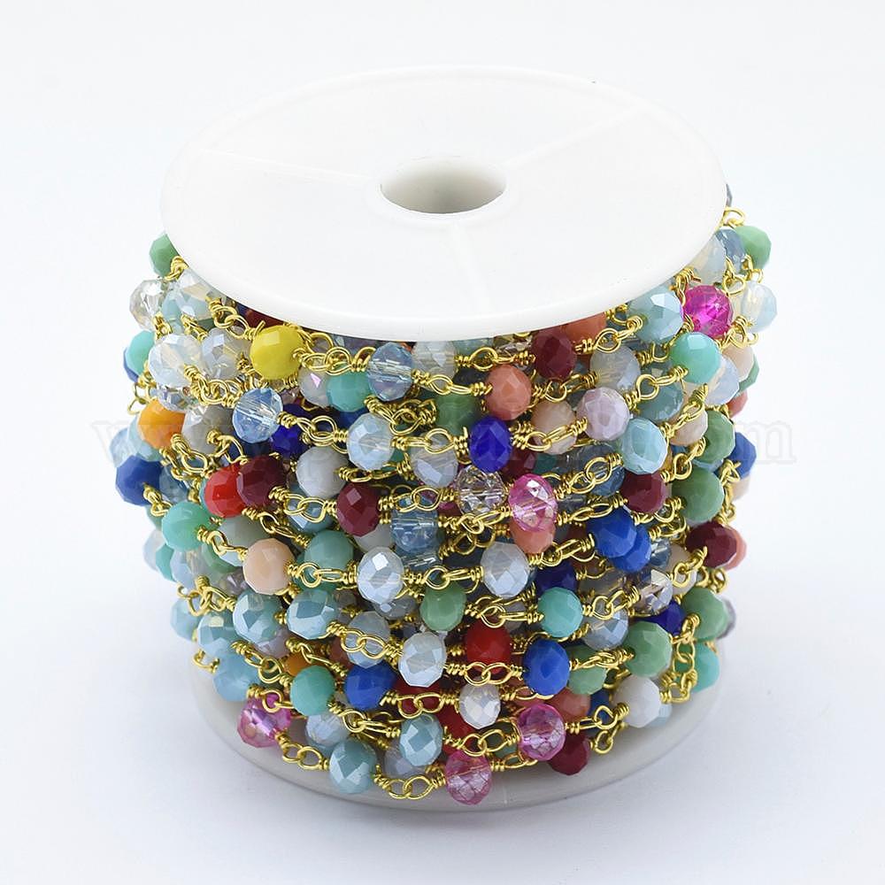 Wholesale Glass Handmade Beaded Chains - Pandahall.com