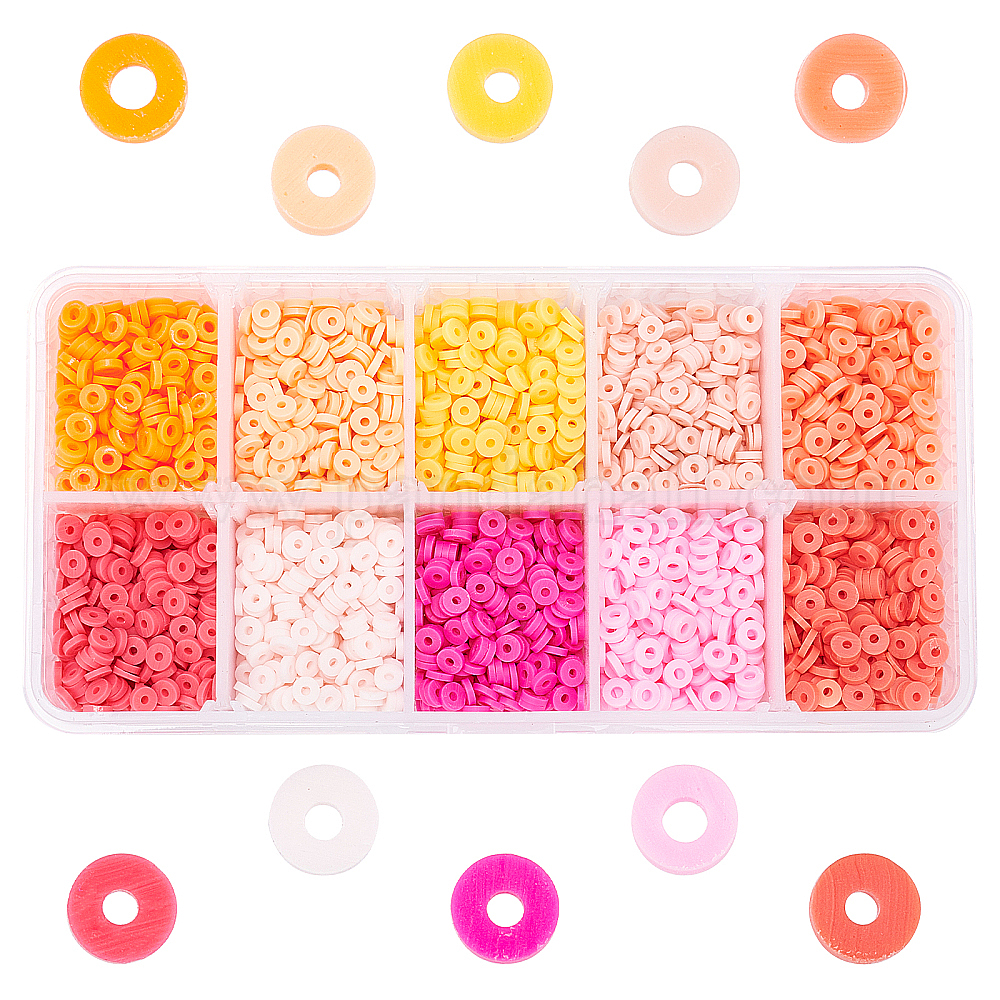 Wholesale PANDAHALL ELITE Eco-Friendly Handmade Polymer Clay Beads ...