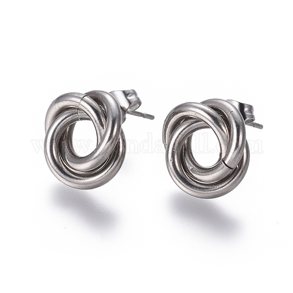 Wholesale Tarnish Resistant 304 Stainless Steel Stud Earrings ...