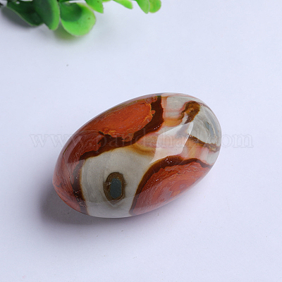 Wholesale Natural Ocean Agate Oval Healing Stones - Pandahall.com