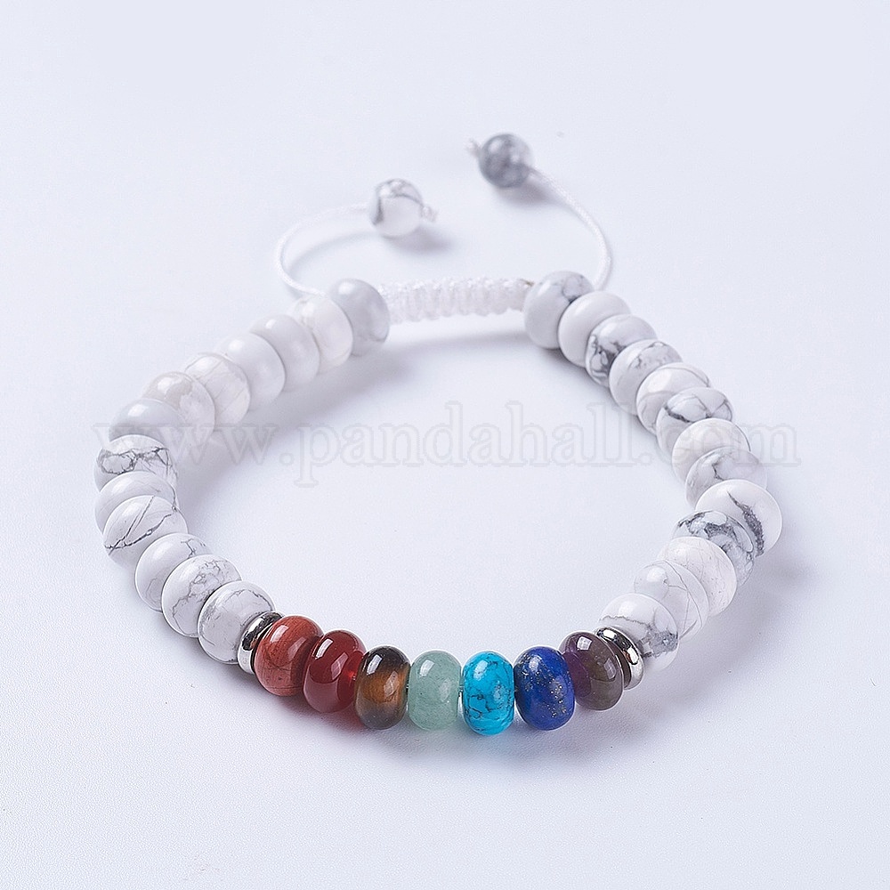 Wholesale Adjustable Nylon Cord Braided Bead Bracelets - Pandahall.com