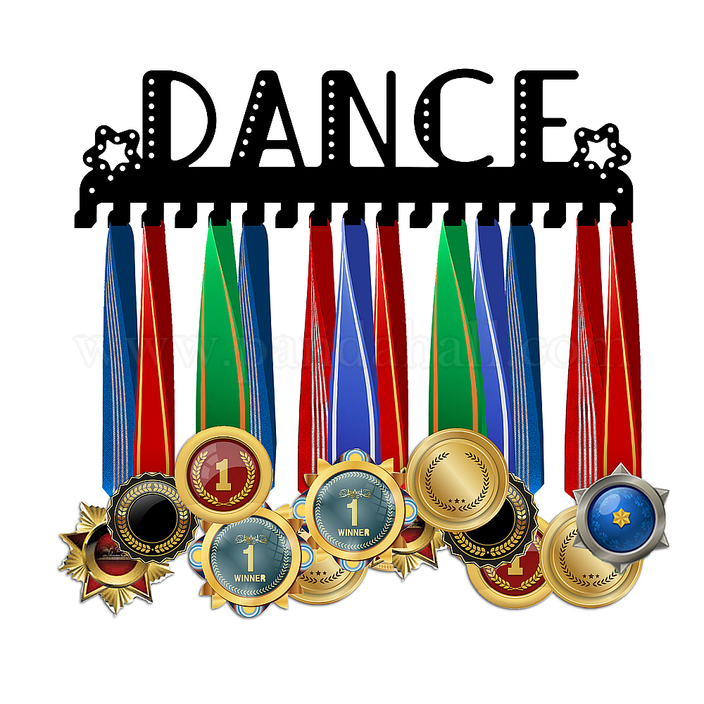 Wholesale Dance Theme Iron Medal Holder Frame - Pandahall.com