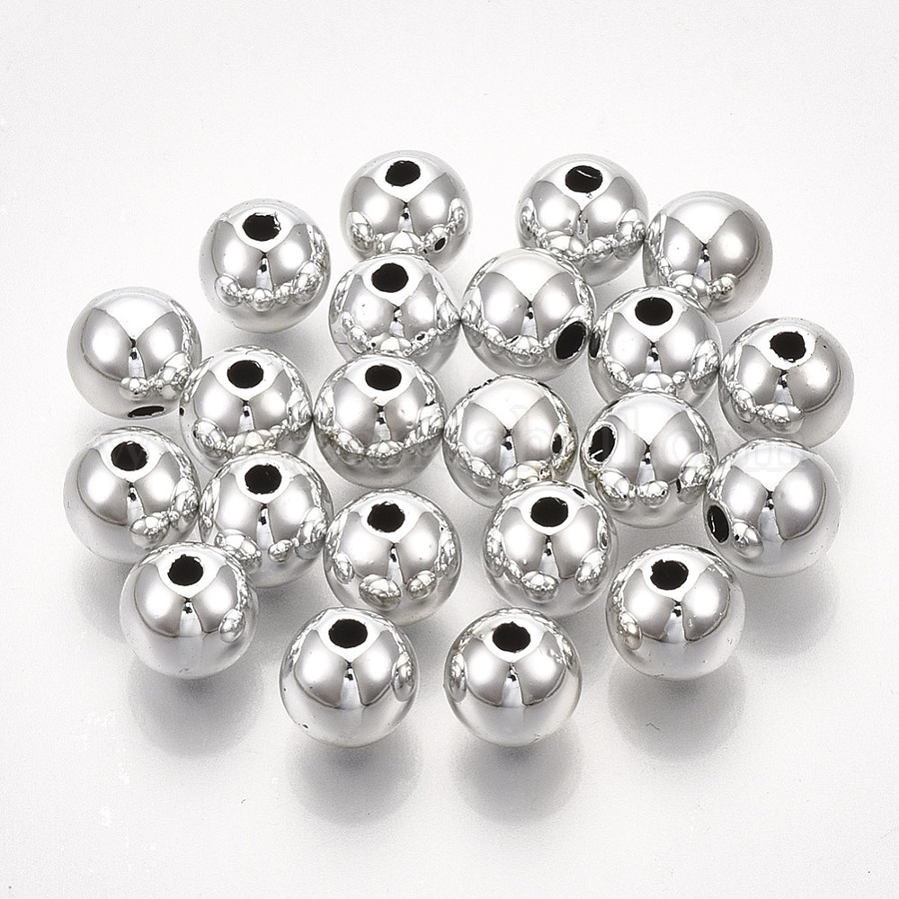 Wholesale UV Plating ABS Plastic Beads - Pandahall.com