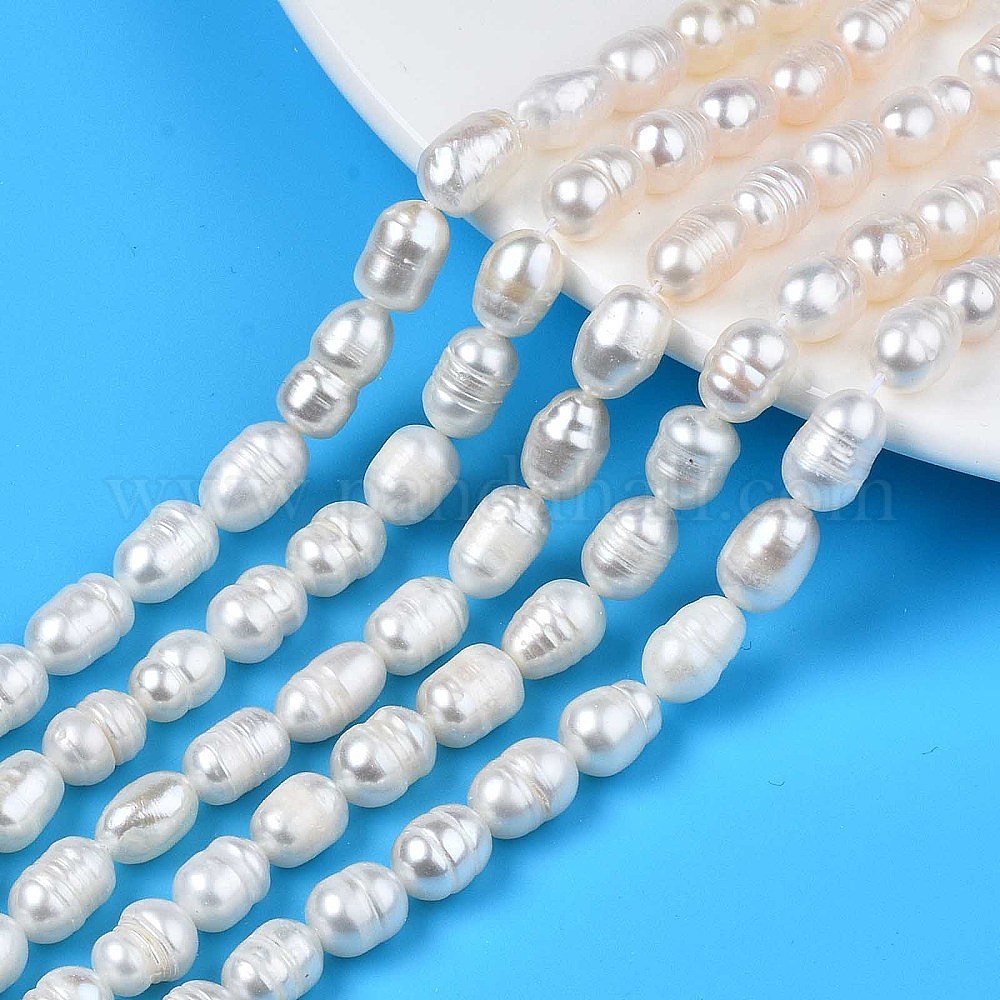 Wholesale Natural Cultured Freshwater Pearl Beads Strands - Pandahall.com