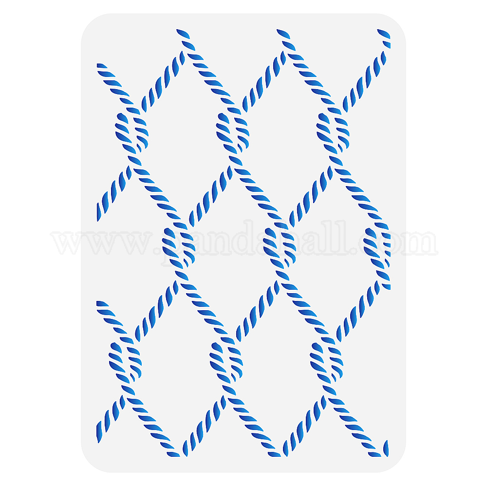 Wholesale FINGERINSPIRE Rope Net Painting Stencil 11.7x8.3 inch ...