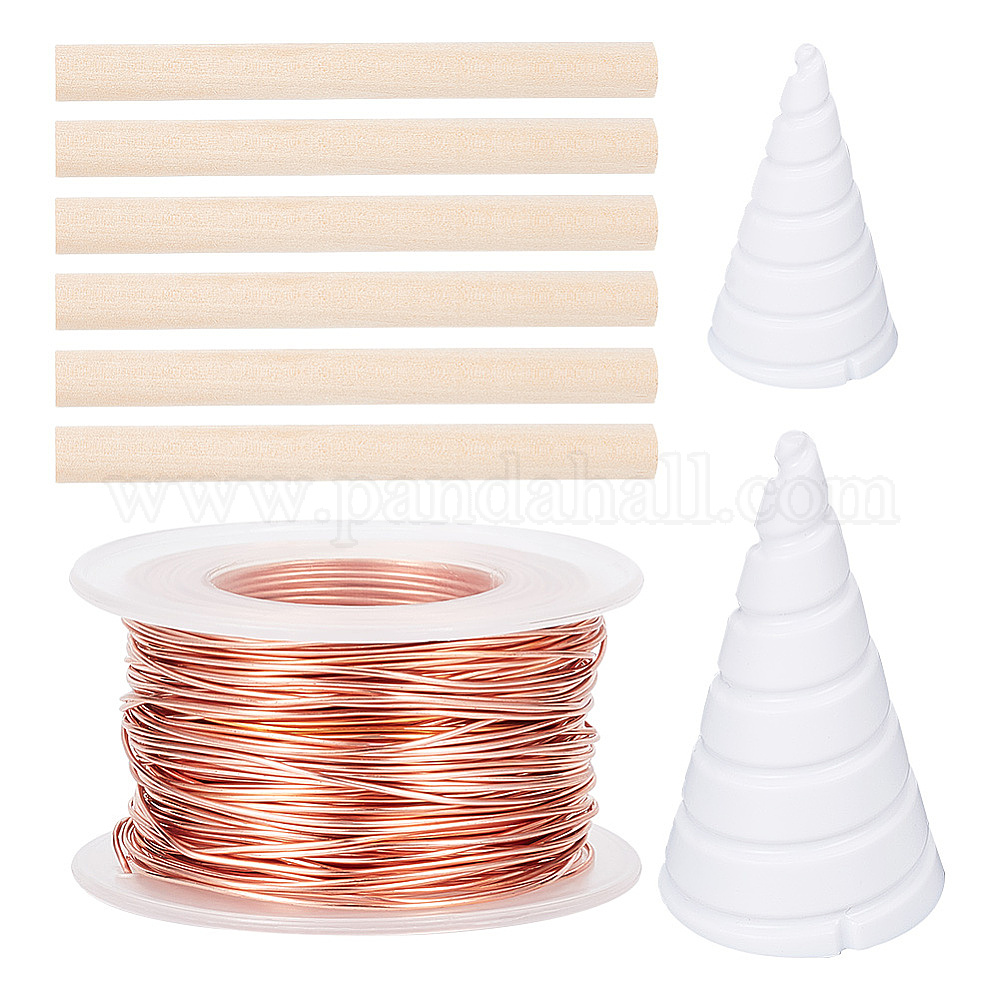 Wholesale OLYCRAFT 20 Gauge 131.2 Feet Copper Wire with 2Pcs Fibonacci ...