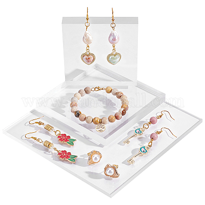 Wholesale PandaHall Elite 3Pcs 3 Style Transparent Acrylic Display Base ...