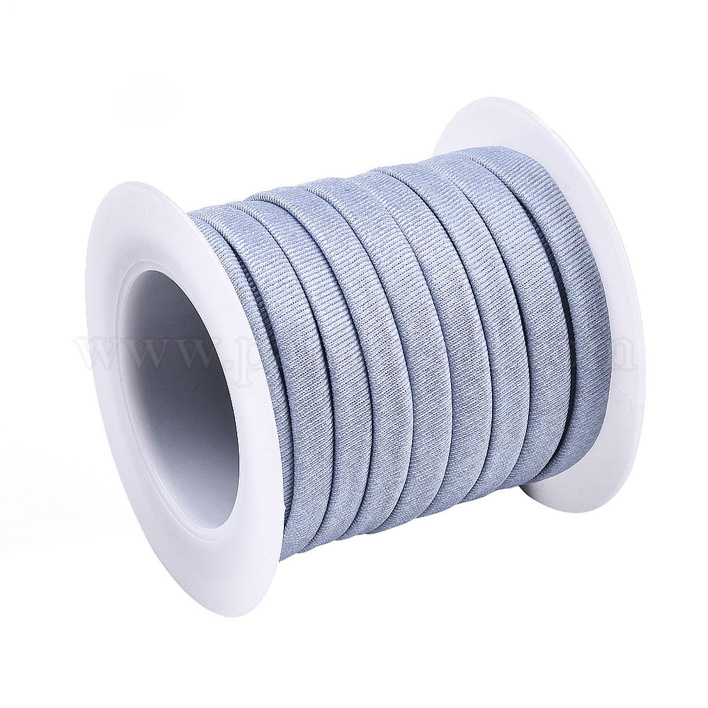 Wholesale Flat Polyester Elastic Cord - Pandahall.com