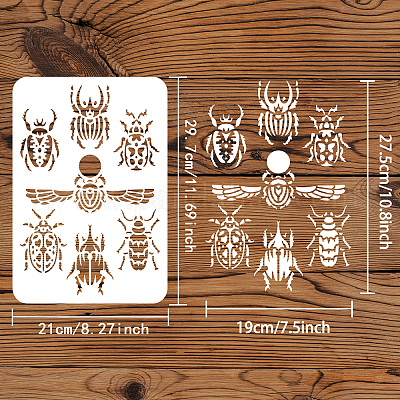 Wholesale FINGERINSPIRE Scarab Stencil 11.7x8.3inch Reusable Egyptian ...
