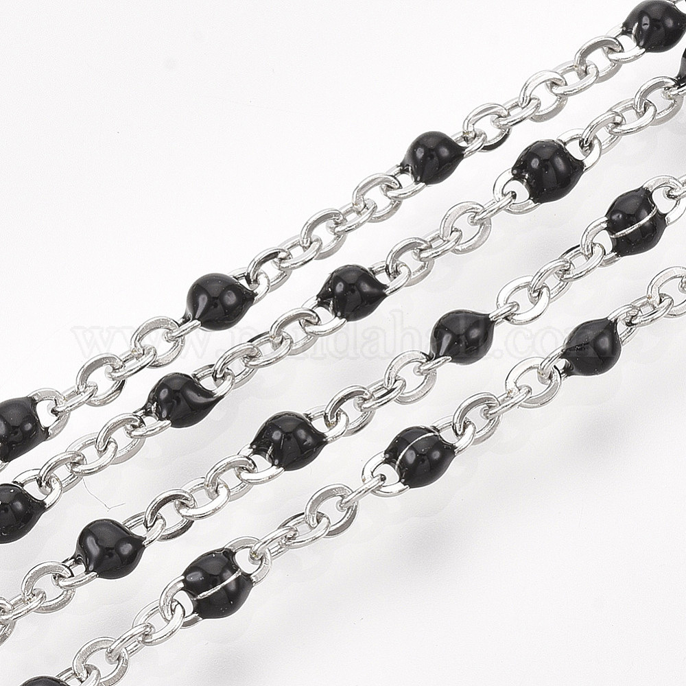 Wholesale 304 Stainless Steel Enamel Chains - Pandahall.com