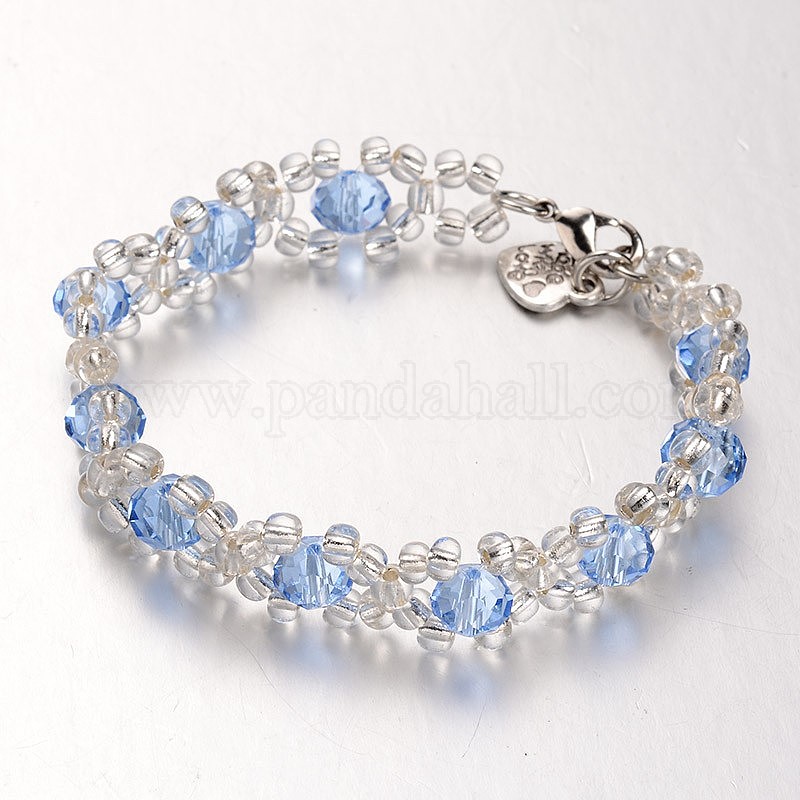 Wholesale Glass Braided Beaded Bracelets - Pandahall.com