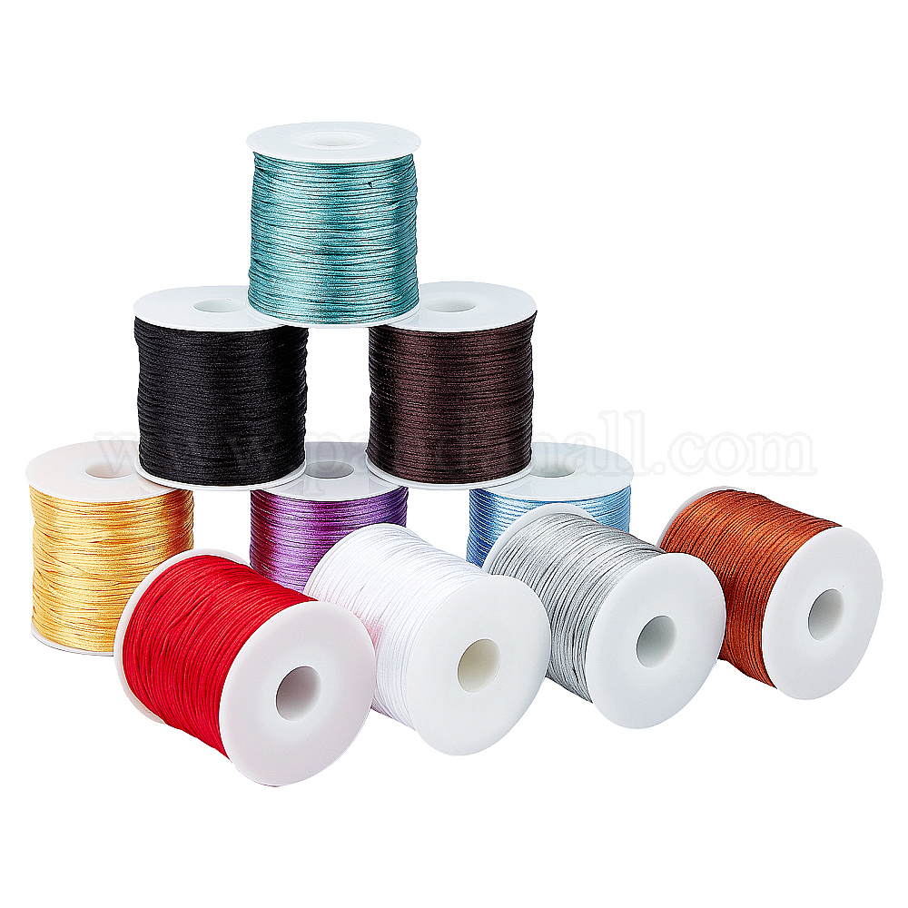 Wholesale PandaHall Elite 10 Rolls 10 Colors Nylon Thread - Pandahall.com