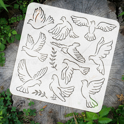 Wholesale FINGERINSPIRE Pigeon Stencil for Painting 11.8x11.8 inch ...