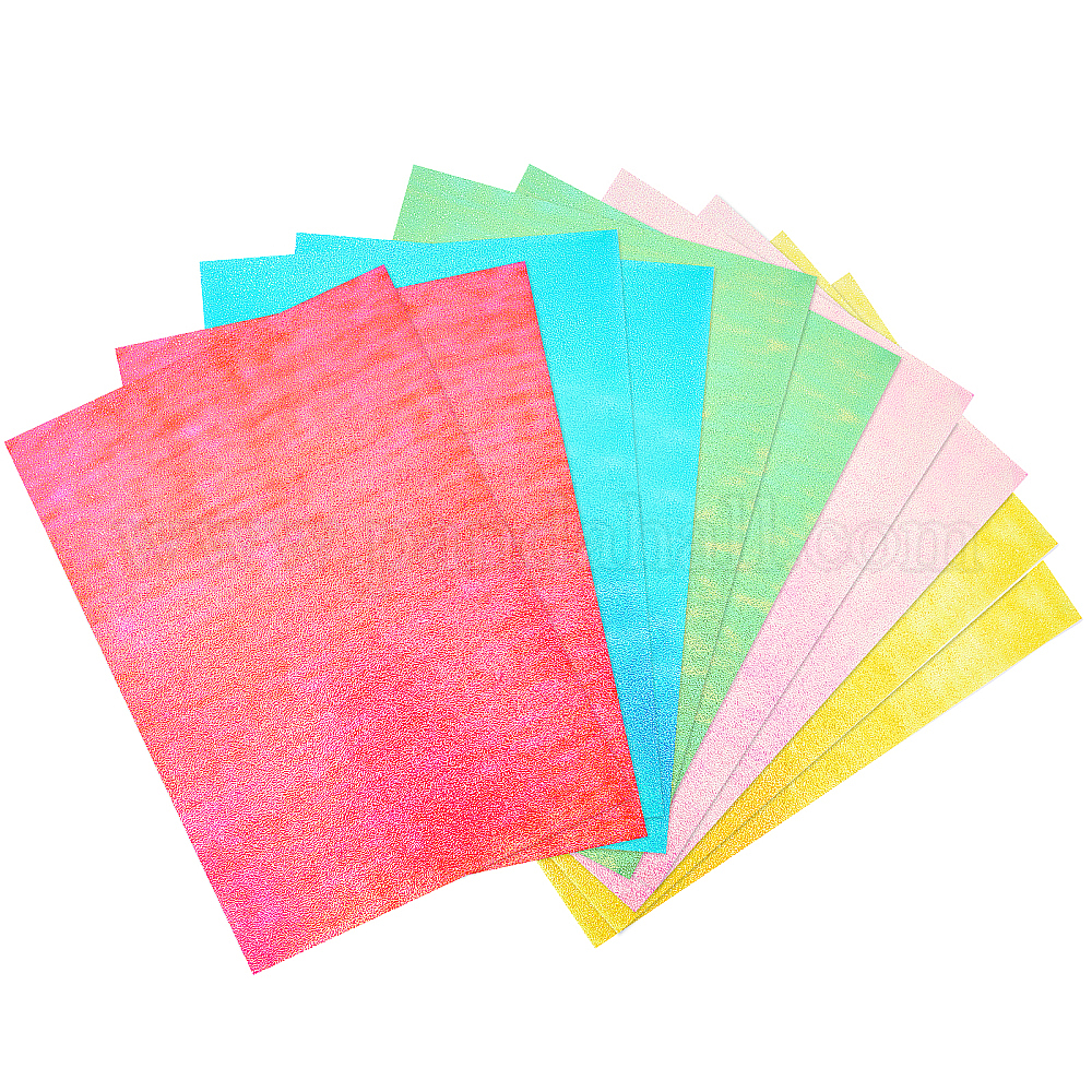 Wholesale BENECREAT 40 Sheets 5 Colors Textured Cardstock A4 Shiny ...