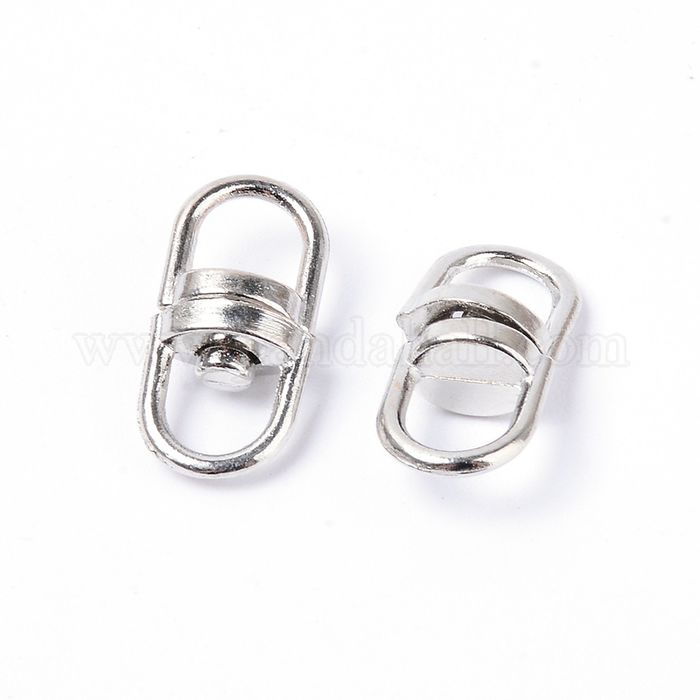 Wholesale Alloy Double Eye Swivel Clasps - Pandahall.com