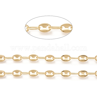 Wholesale Brass Handmade Coffee Bean Chains - Pandahall.com