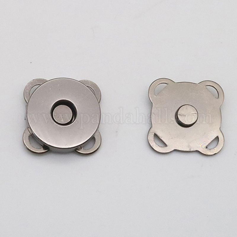 Wholesale Alloy Magnetic Buttons Snap Magnet Fastener - Pandahall.com