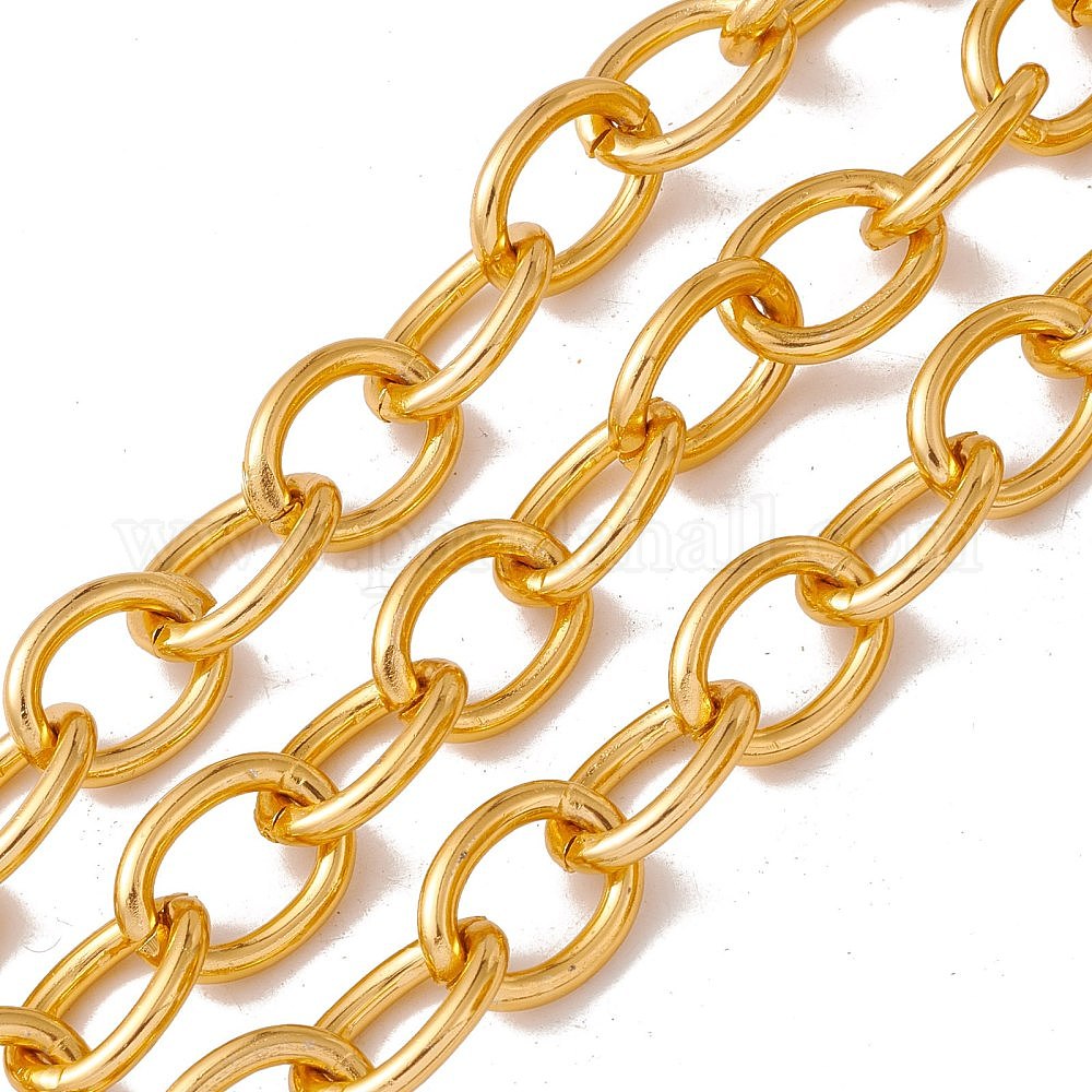 Wholesale Oval Oxidation Aluminum Cable Chains - Pandahall.com