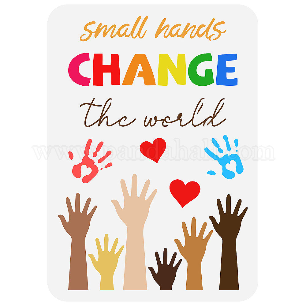 Wholesale FINGERINSPIRE Hands Stencil 8.3x11.7inch Reusable Painting ...