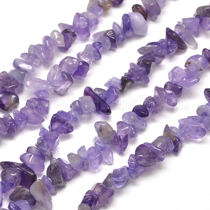 Wholesale Natural Amethyst Chip Bead Strands - Pandahall.com