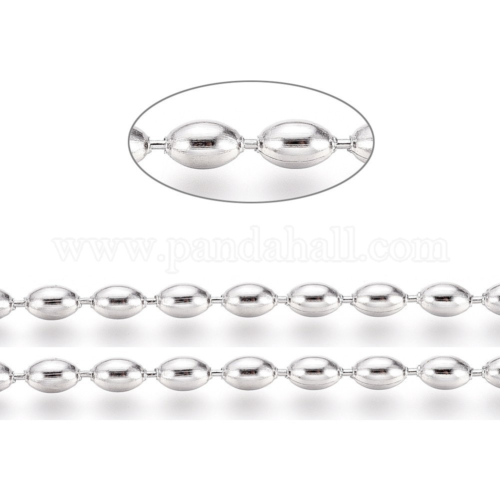 Wholesale Non-Tarnish 304 Stainless Steel Ball Chains - Pandahall.com