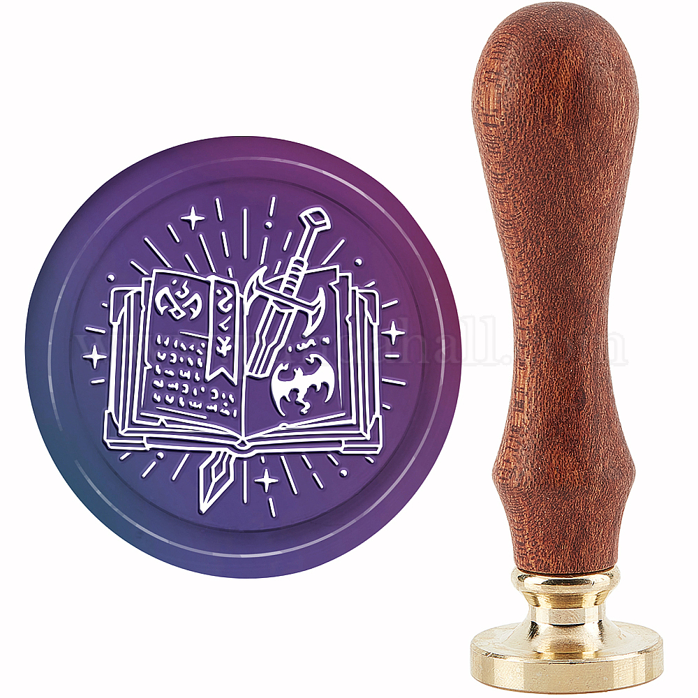 Wholesale CRASPIRE Magic Book Wax Seal Stamp Sword Sealing Wax Stamps ...