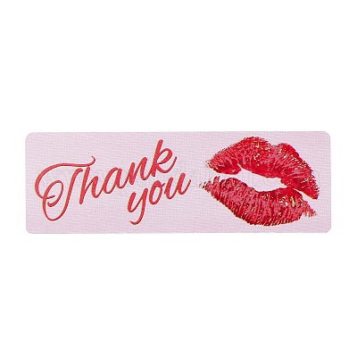 Wholesale Rectangle Thank You Theme Paper Stickers - Pandahall.com
