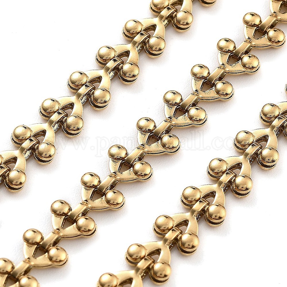 Wholesale Vacuum Plating 304 Stainless Steel Link Chains - Pandahall.com