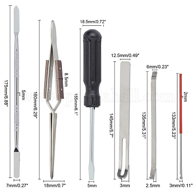 Flat Head Screwdriver Size Chart