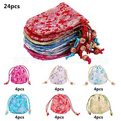 Wholesale Chinese Brocade Sachet Coin Pouches - Pandahall.com