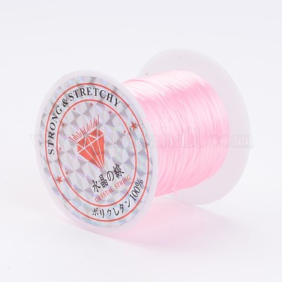 Wholesale Pearl Pink Stretch Elastic Beading Wire String - Pandahall.com