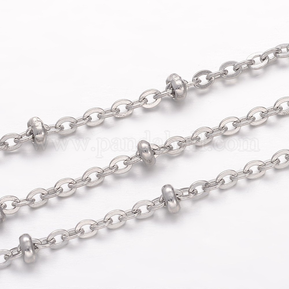 Wholesale 3.28 Feet 304 Stainless Steel Cable Chains - Pandahall.com