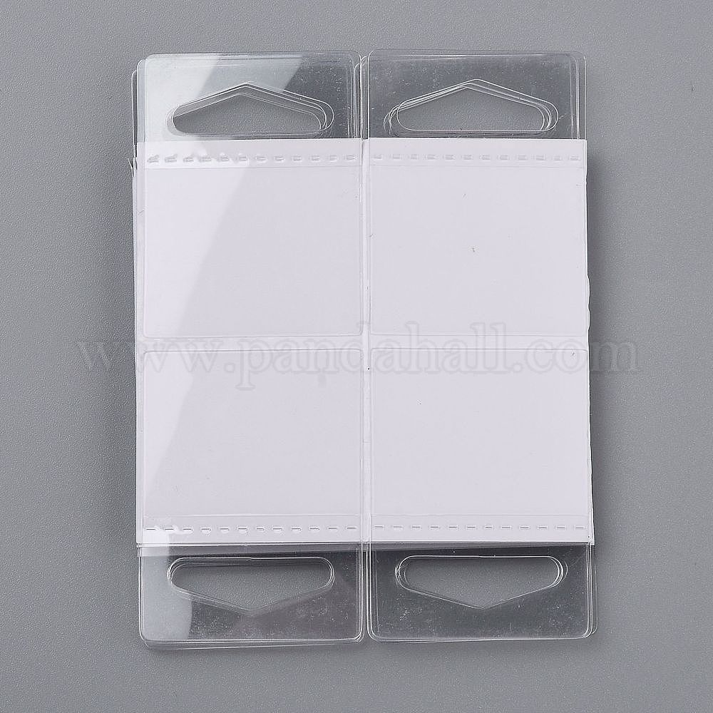 Wholesale Transparent PVC Self Adhesive Hang Tabs - Pandahall.com