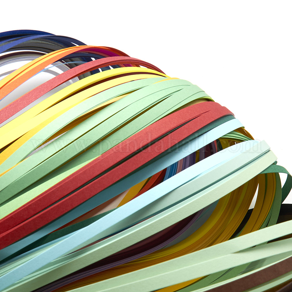 Wholesale Rectangle 50 Colors Quilling Paper Strips - Pandahall.com