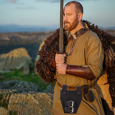 Wholesale GORGECRAFT Medieval Dagger Holster Renaissance Leather Sword ...