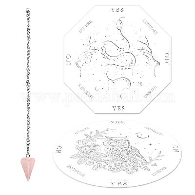 Wholesale CRASPIRE DIY Pendulum Board Dowsing Divination Making Kit - Pandahall.com