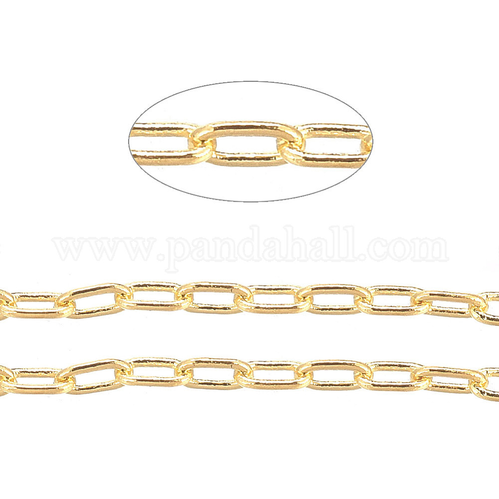 Wholesale Brass Cable Chains - Pandahall.com