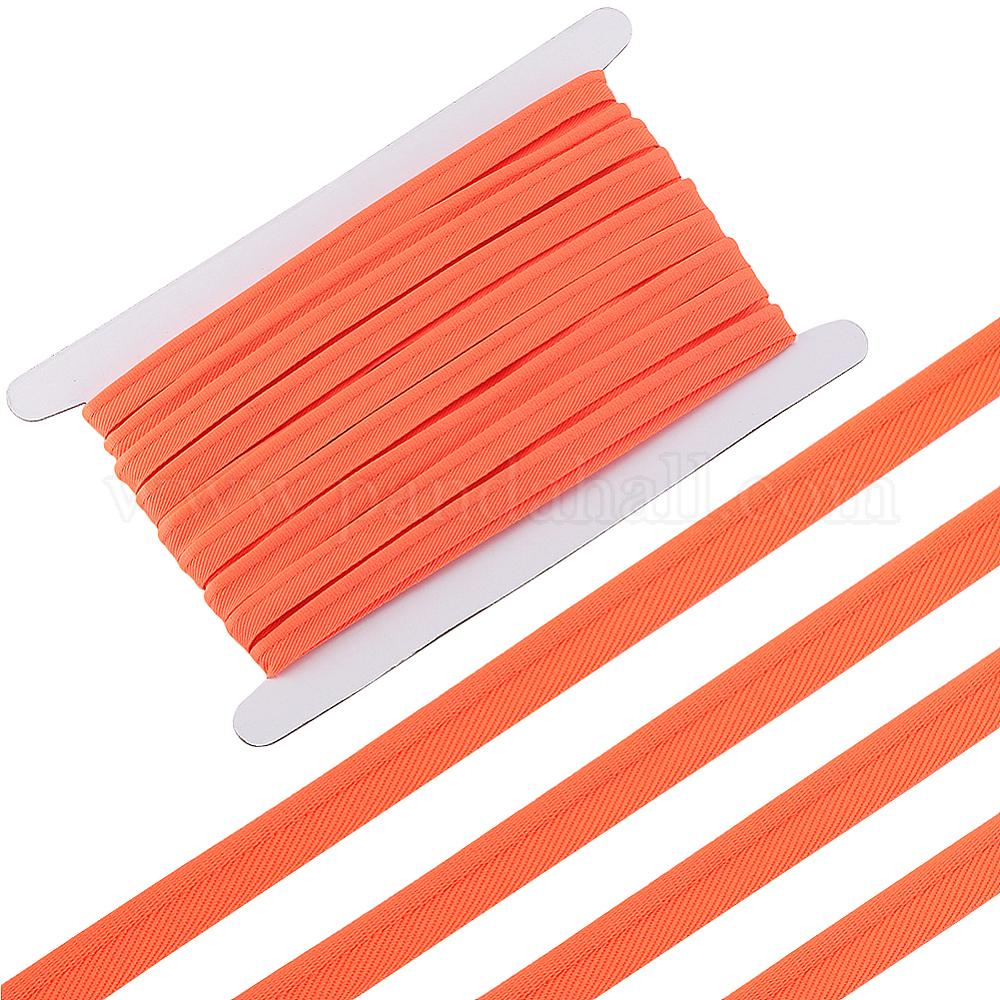 Wholesale GORGECRAFT 10 Yards*11mm Piping Bias Tape Orange Piping Trim ...