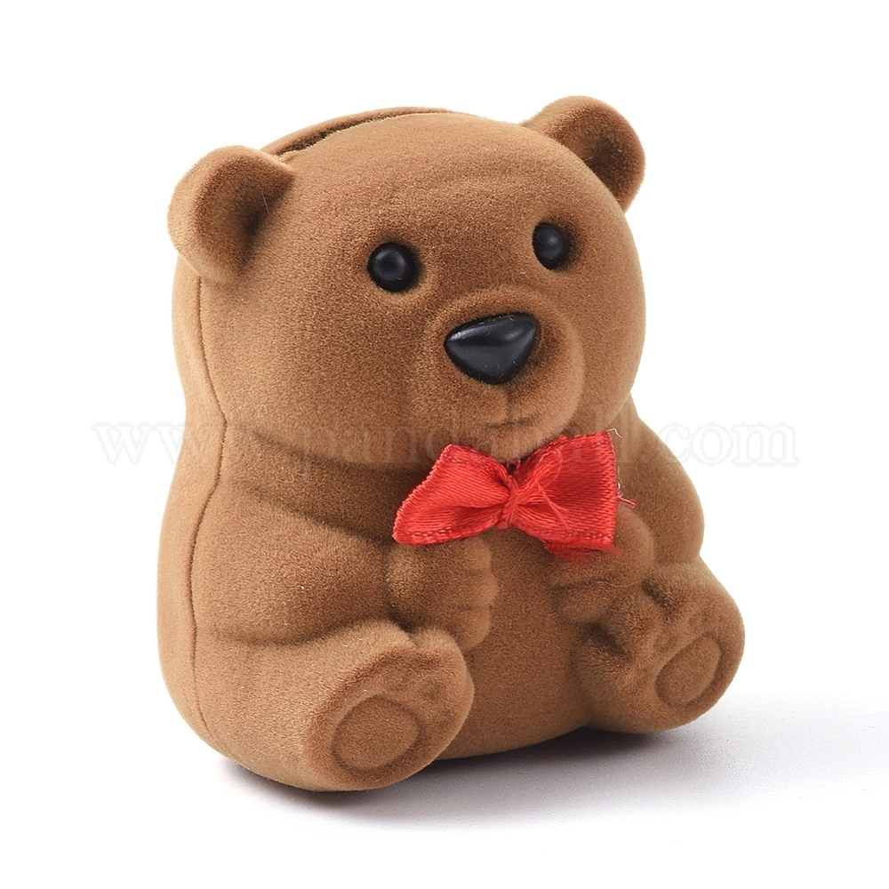 Wholesale Bear Shape Velvet Jewelry Boxes - Pandahall.com