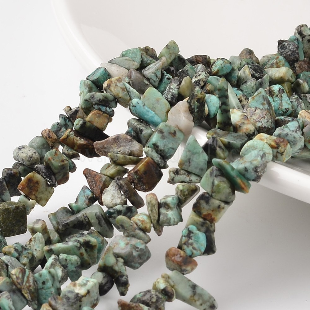 Wholesale Nuggets Natural African Turquoise(Jasper) Bead Strands ...