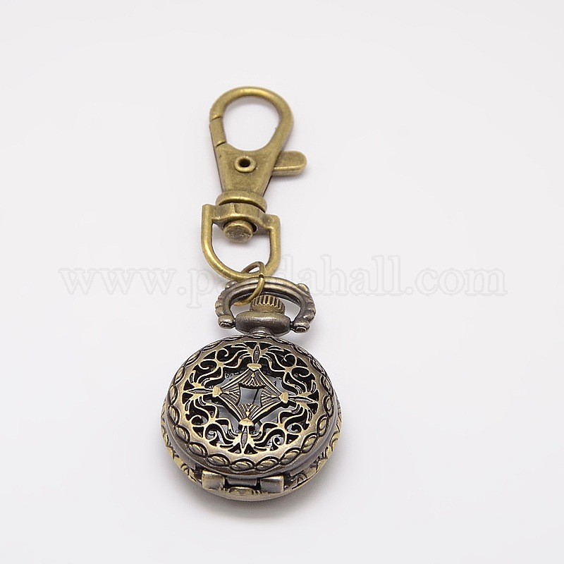 Wholesale Retro Keyring Accessories Alloy Quartz Watch for Keychain ...