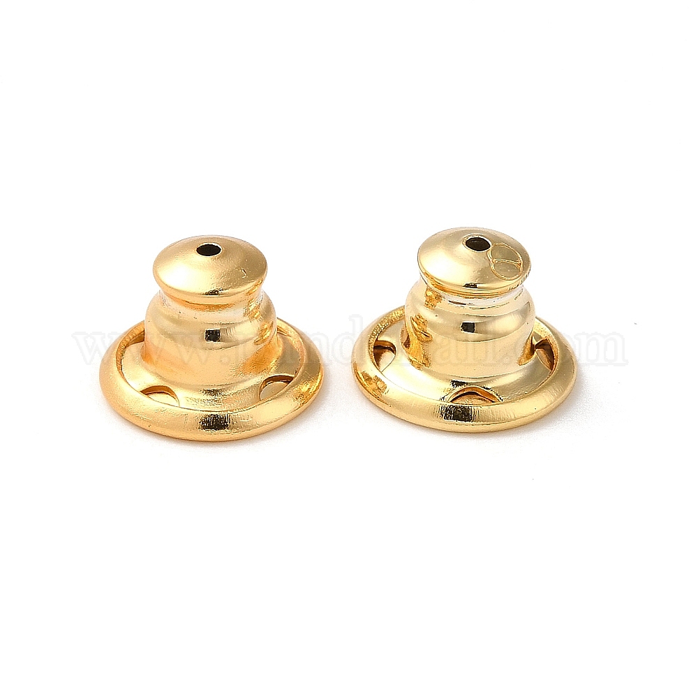 Wholesale Rack Plating Brass Ear Nuts - Pandahall.com
